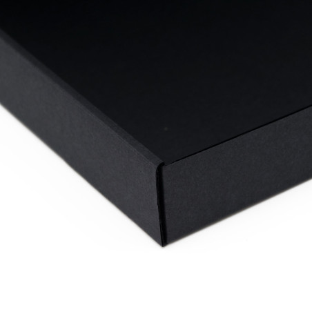 Black Flat Square Gift Box | 300x300x35 mm | Superbox