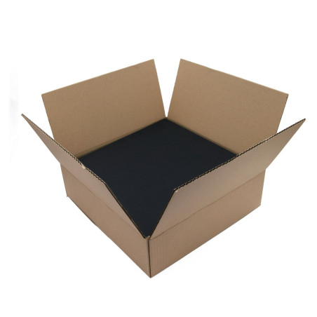 Large Two-Piece Black Gift Box | 330x330x100 mm | Superbox