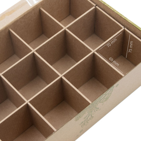 Brown A4 Box With Window | 305x215x85 mm | Superbox