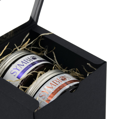 Black Cube Gift Box with Clear Window | 140x140x140 mm | Superbox
