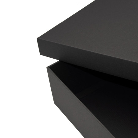 Very Large Black Square Gift Box | 435x365x100 mm | Superbox