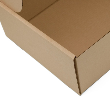 Brown Large Corrugated Shipping Box | 365x285x130xmm | Superbox